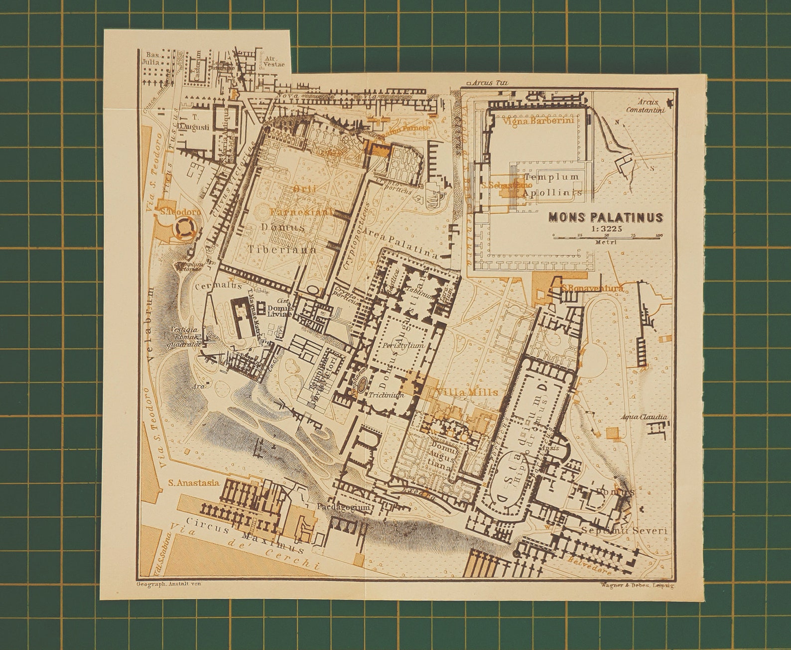 1928 Vintage Palatine Hill Map | Etsy