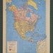 1958 Vintage North America Map - Etsy