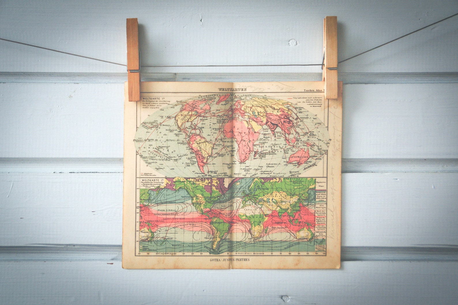 1931 Vintage World Map - Etsy