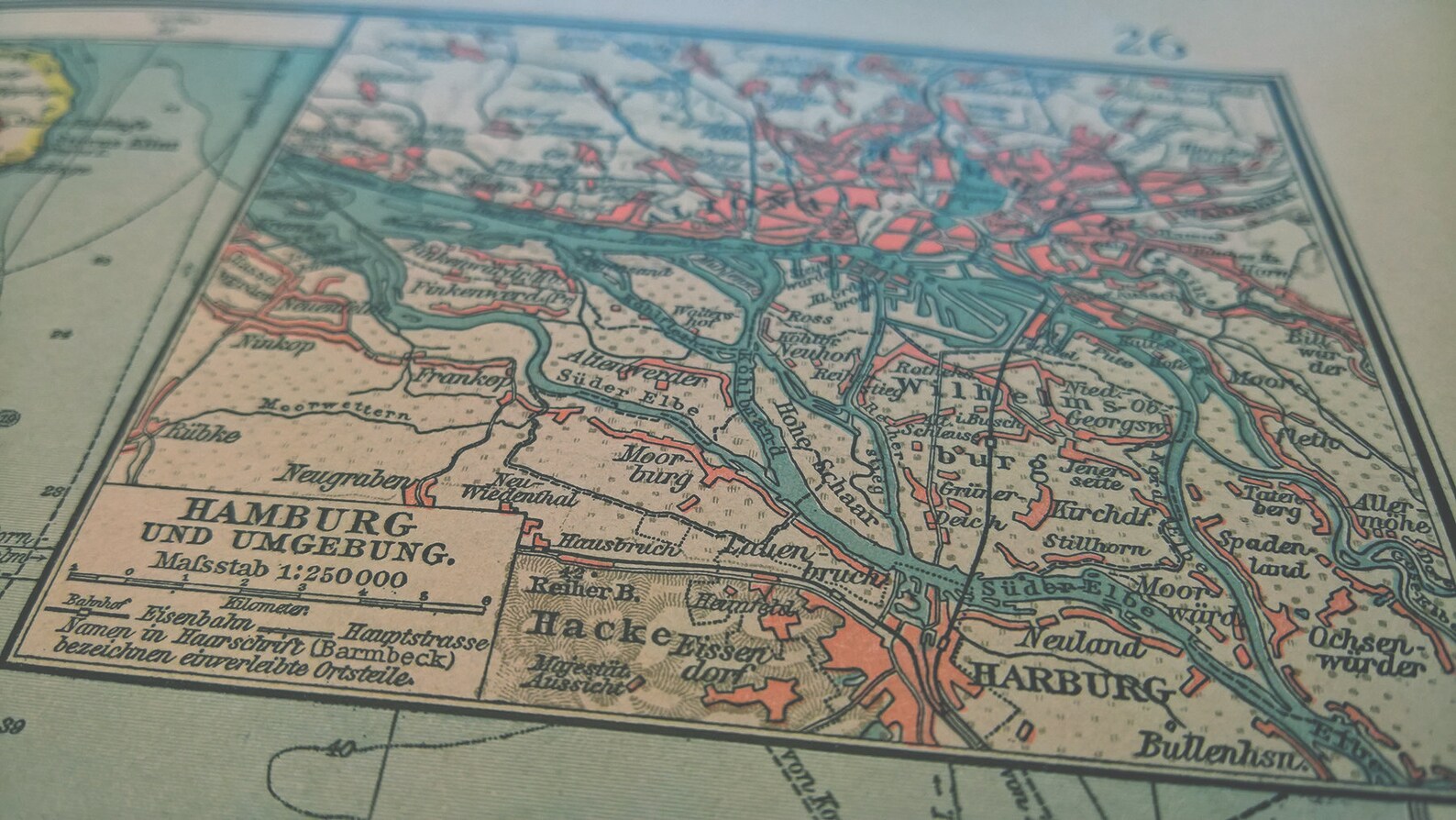 1901 Vintage North Germany Map - Etsy