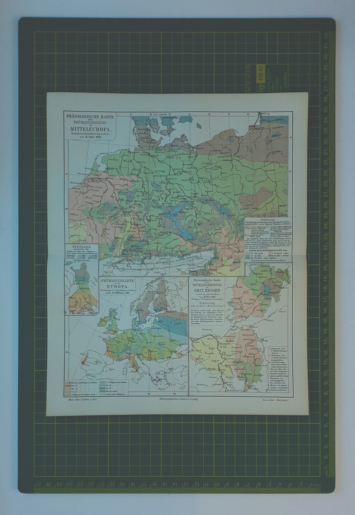 1907 Vintage Spring Arrival Map of Europe - Etsy