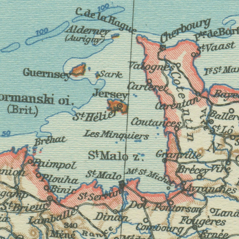 1938 Vintage Map of France - Etsy