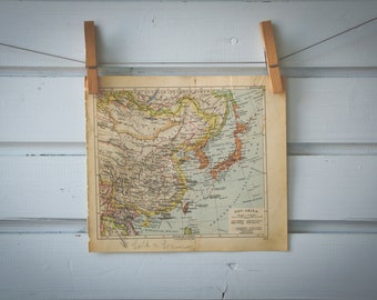 2004 East Asia Map Asia Map Poster East Asia Wall Art Map of Asia ...