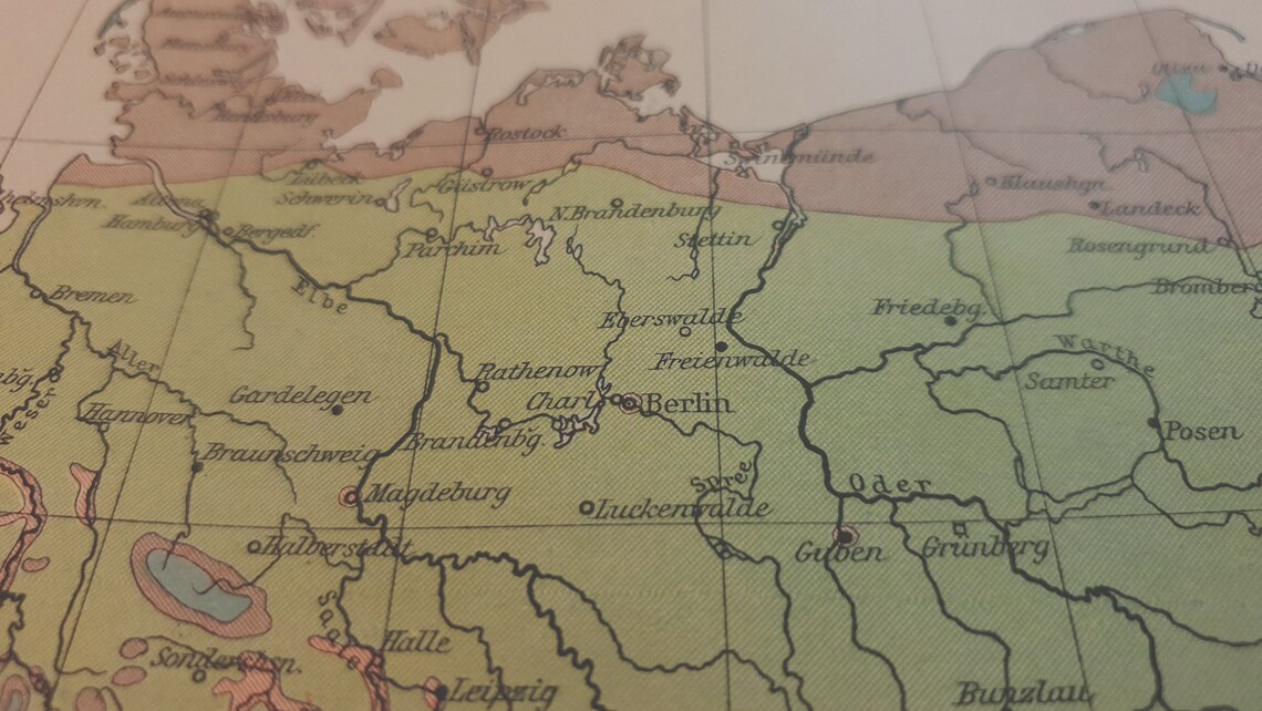 1907 Vintage Spring Arrival Map of Europe - Etsy
