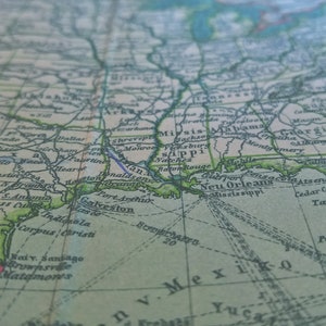 1931 Vintage USA Map - Etsy