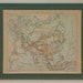 1893 Vintage Map of Asia - Etsy