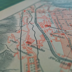 1892 Vintage Map of Como - Etsy