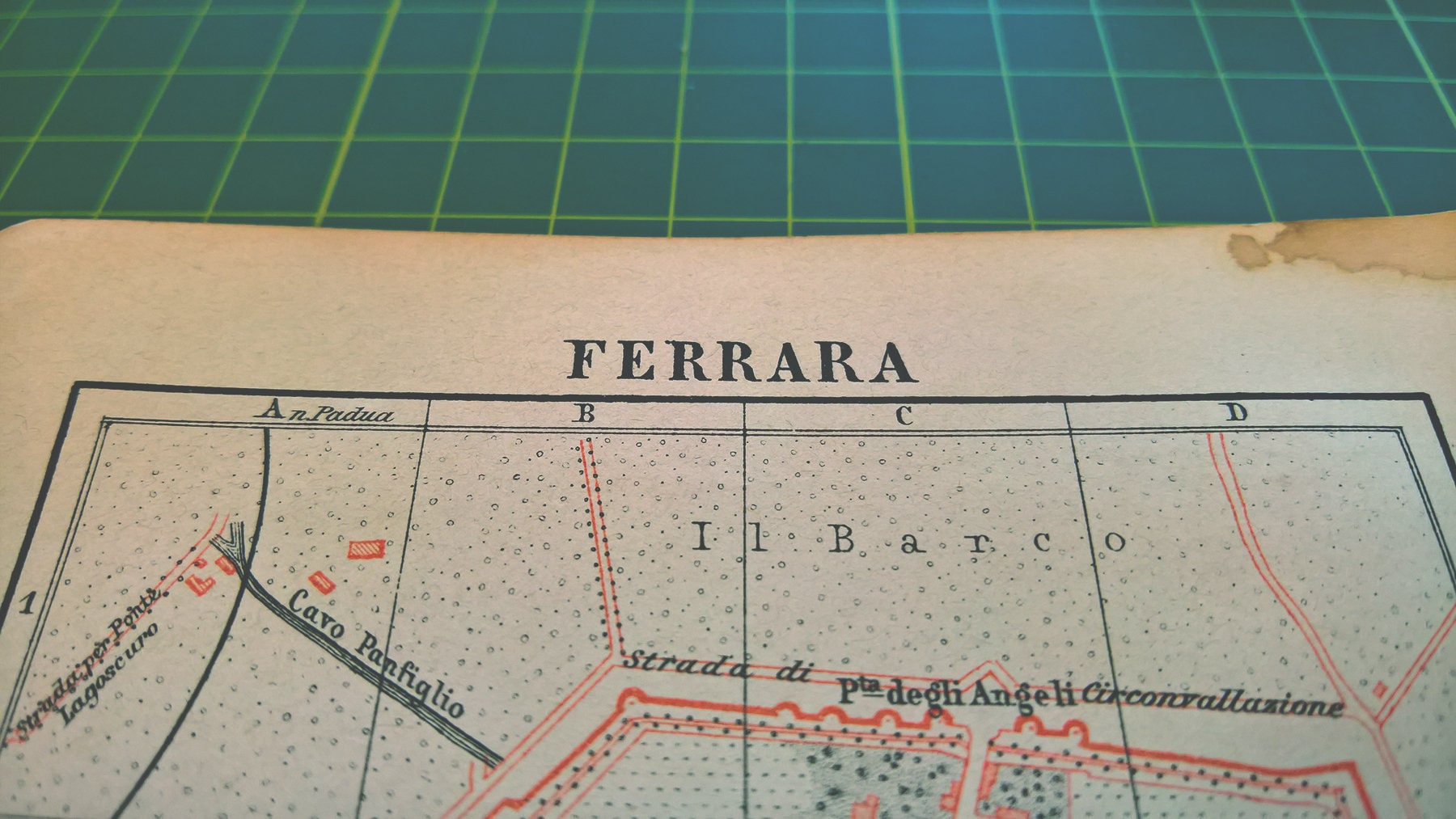 Galleria 9 Colonne Ferrara Italy Map