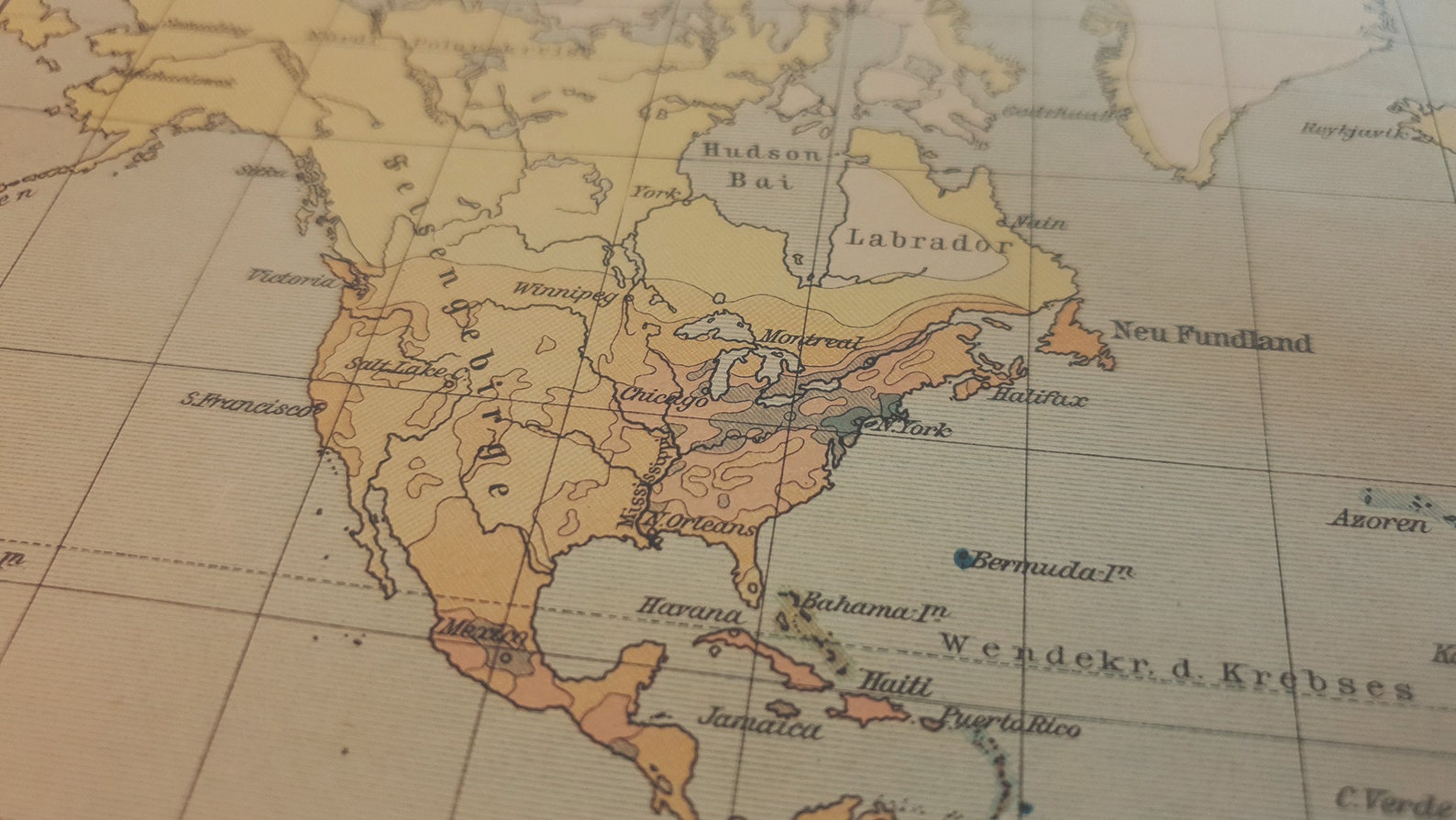 1907 Vintage Population Density World Map | Etsy