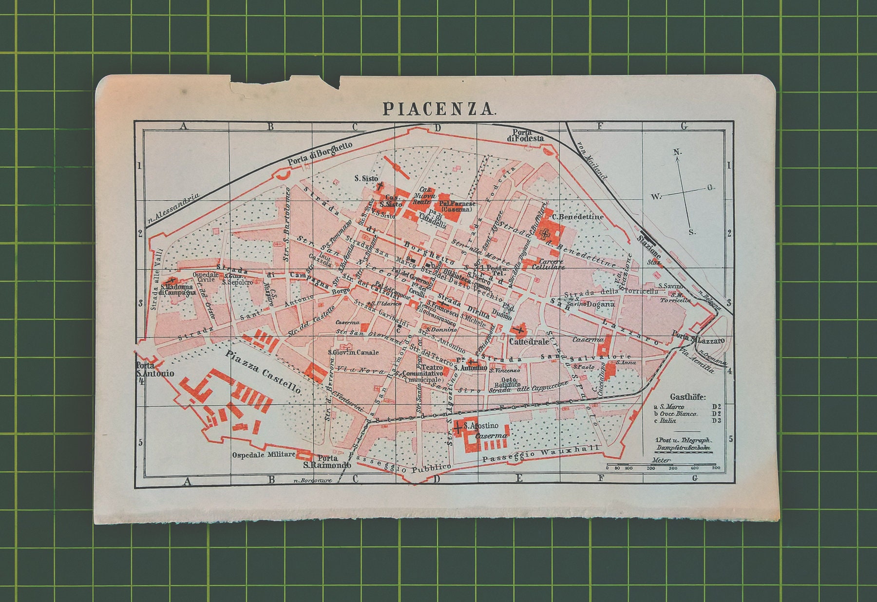 Ziliani Carlo Piacenza Italy Map