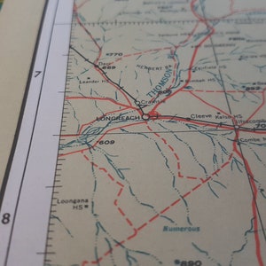 1968 Vintage Isaac Region Map - Etsy