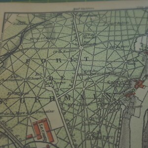 1900 Vintage Saint-germain-en-laye Map - Etsy