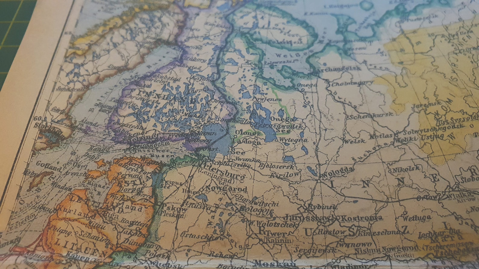 1943 Vintage Map of Russia | Etsy