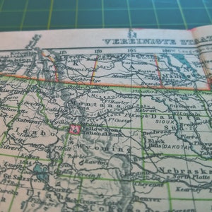 1931 Vintage USA Map - Etsy