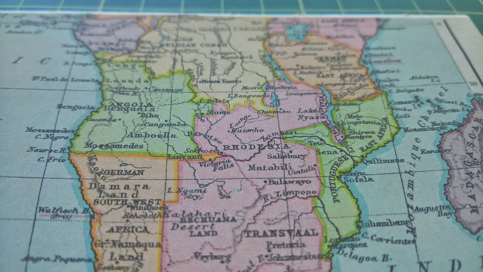 1910s Vintage Map of Africa | Etsy