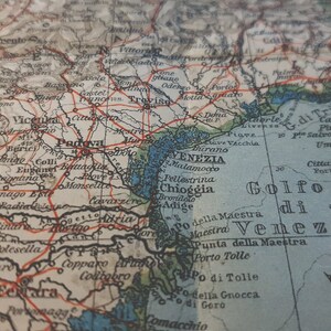 1926 Vintage North & Central Italy Map - Etsy