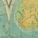 1952 Vintage World Hemispheres Map - Etsy