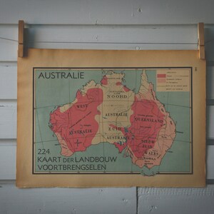 1941 Vintage Australia Map - Etsy