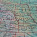 1956 Vintage USA Map - Etsy