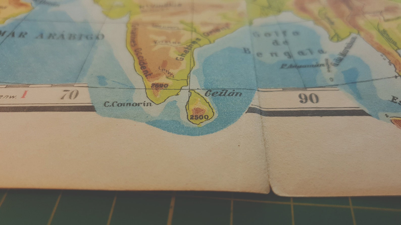 1950 Vintage Map of Asia - Etsy