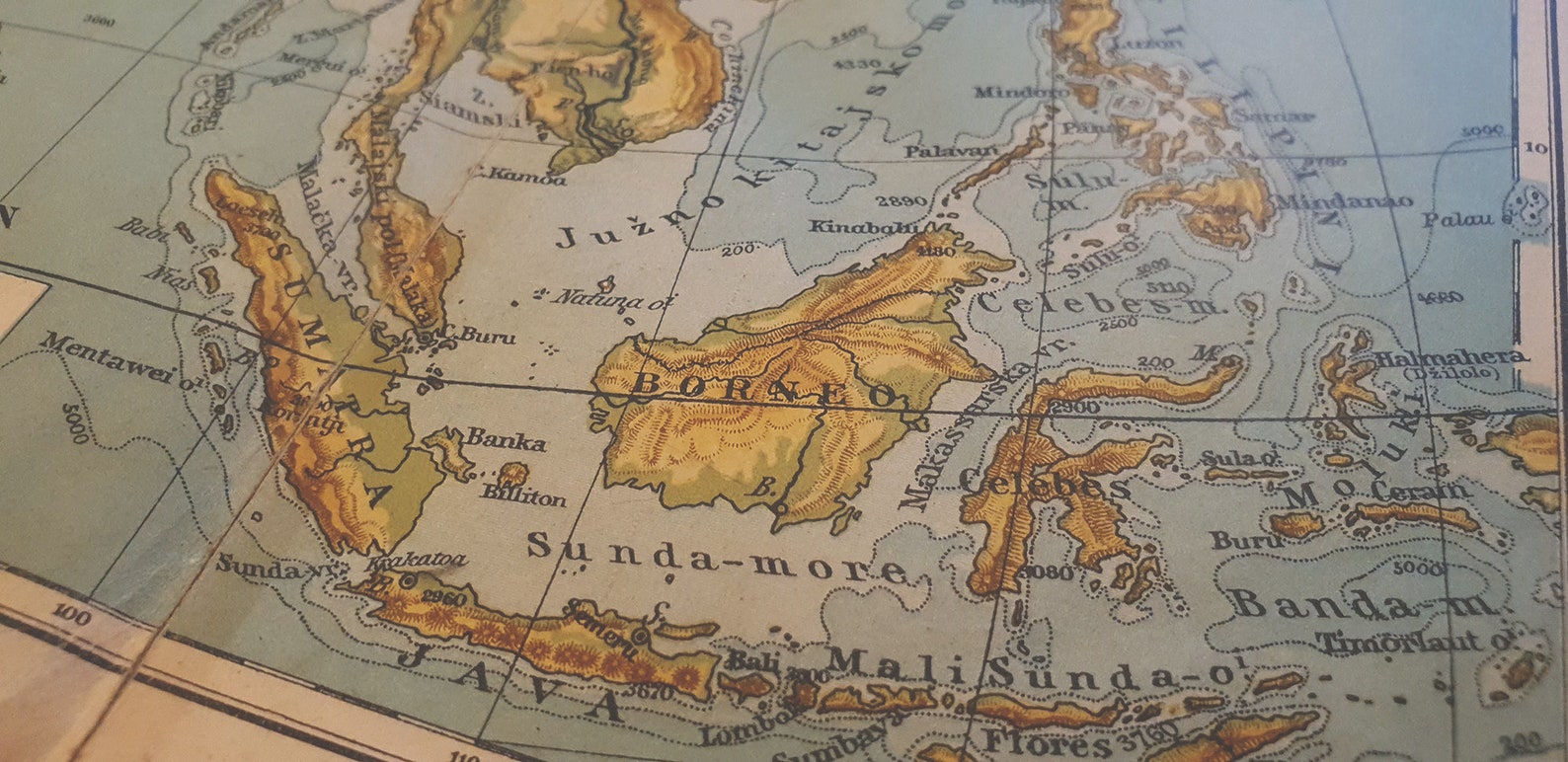 1920s Vintage Map of Asia | Etsy