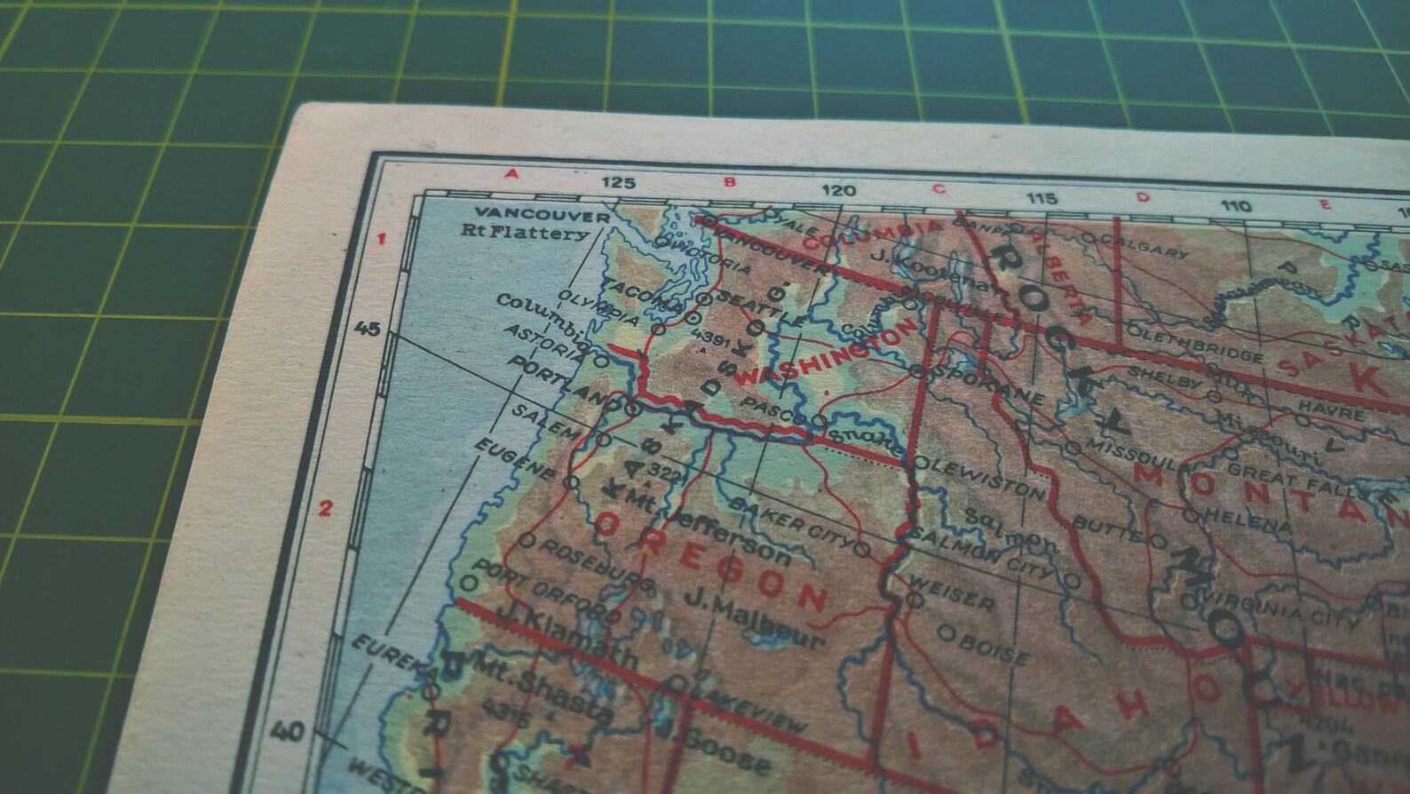 1951 Vintage USA Map - Etsy