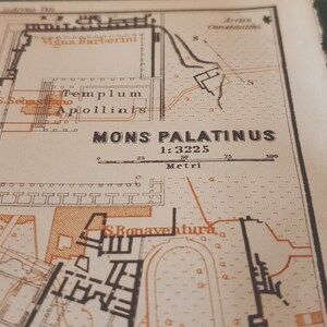 1928 Vintage Palatine Hill Map - Etsy