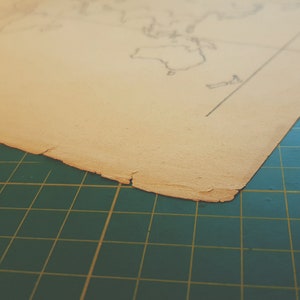 1920s Vintage World Blank Map - Etsy