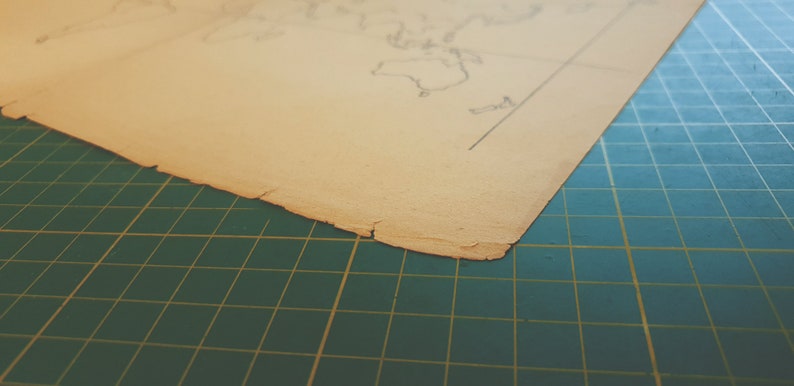 1920s Vintage World Blank Map - Etsy