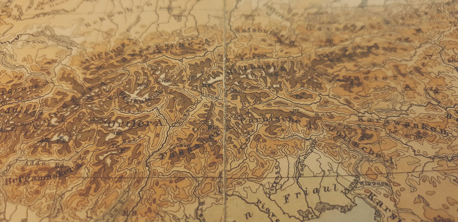 1884 Vintage Central Europe Map - Etsy