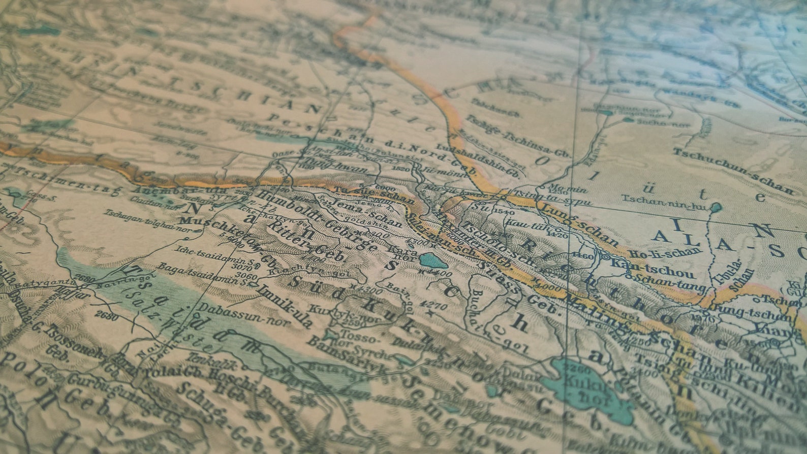 1901 Vintage Map of East Asia | Etsy