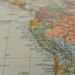 1939 Vintage Map of the Americas - Etsy