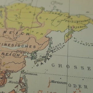 1907 Vintage Government Types World Map - Etsy