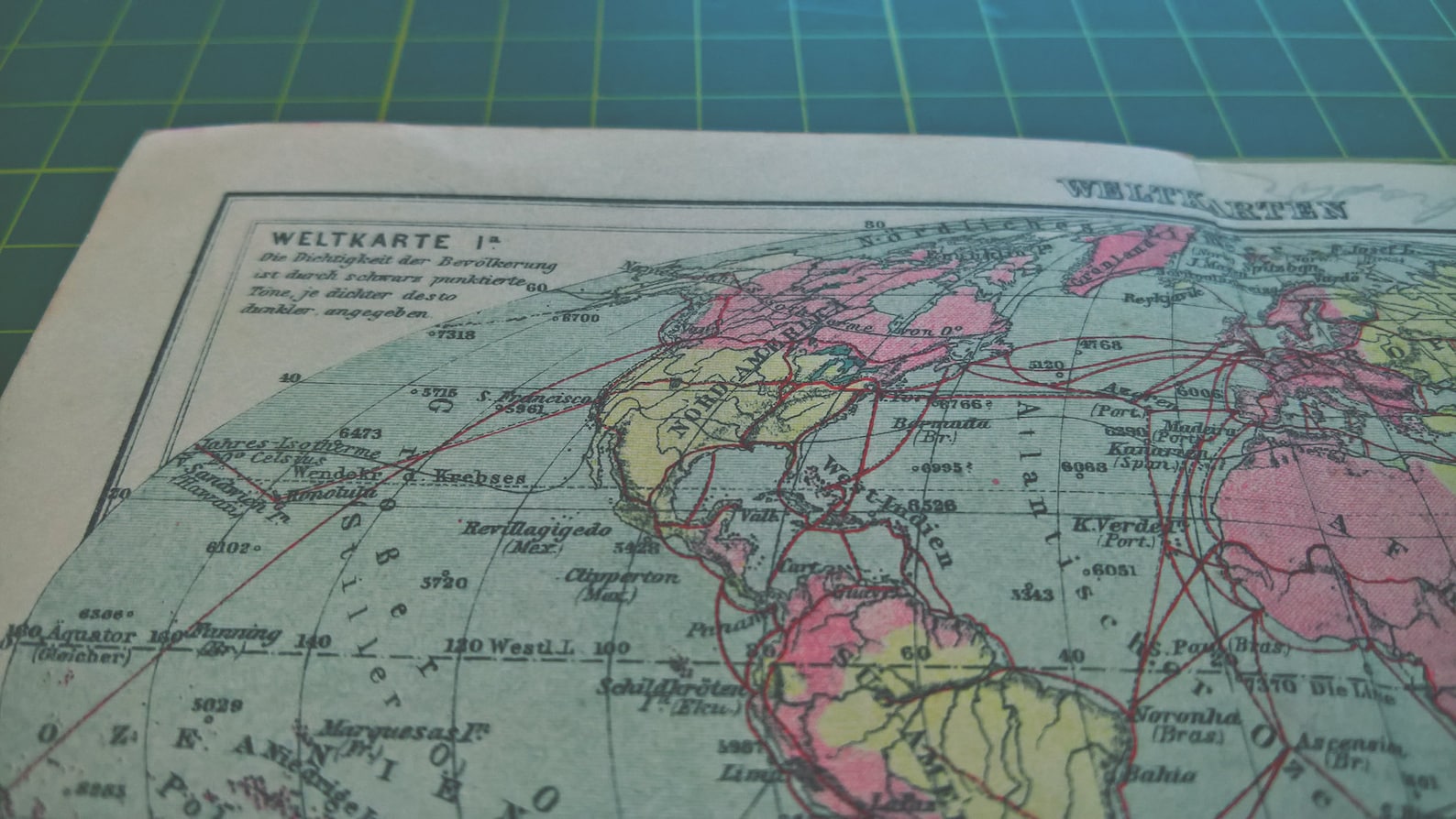 1931 Vintage World Map | Etsy