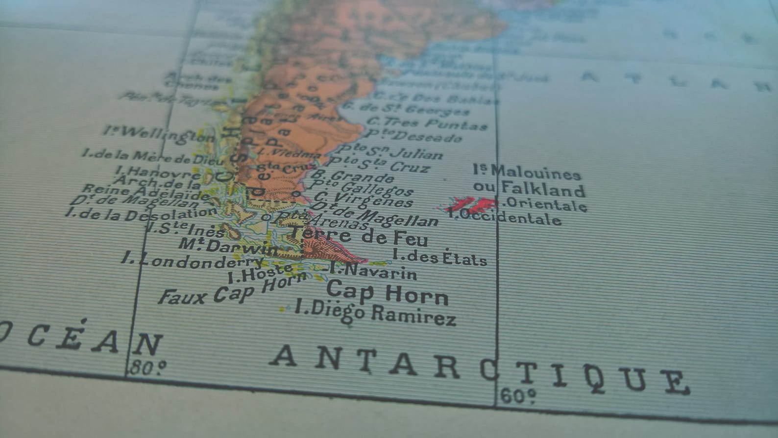 1924 Vintage South America Map | Etsy