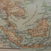 1893 Vintage Map of Asia - Etsy