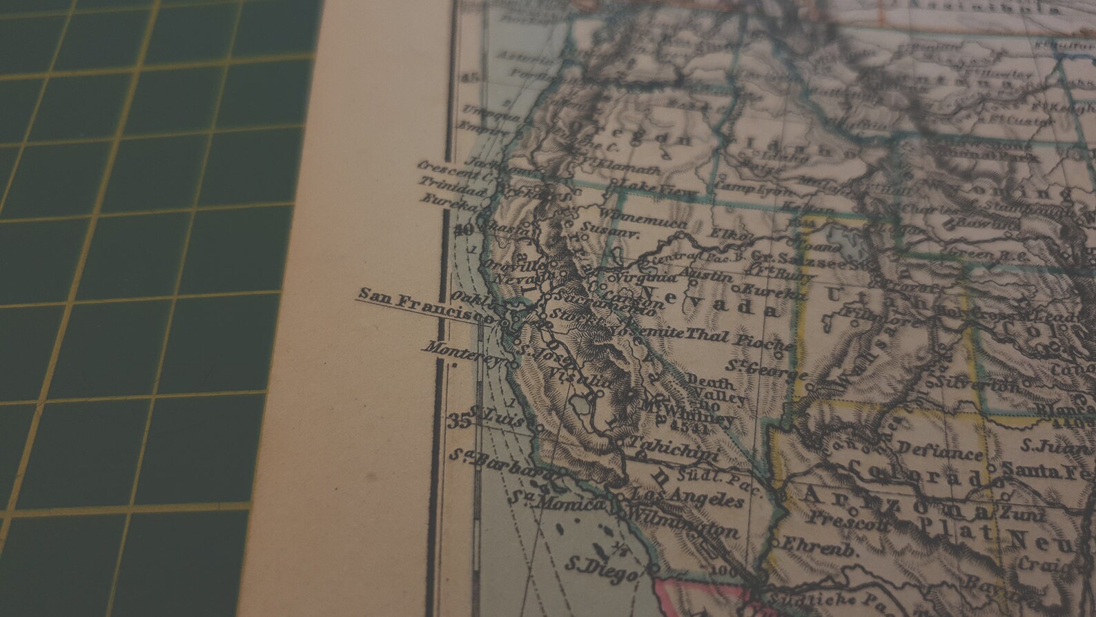 1893 Vintage USA Map | Etsy