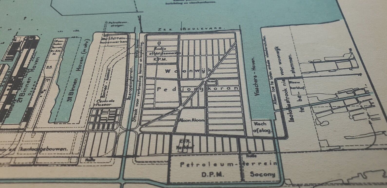 1941 Vintage Jakarta & Surabaya Ports Map - Etsy