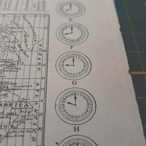 1928 Vintage Time Zones World Map - Etsy