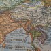 1936 Vintage Map of Asia - Etsy