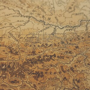 1884 Vintage Central Europe Map - Etsy