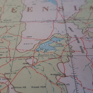 1968 Vintage Isaac Region Map - Etsy