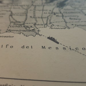 1935 Vintage Map of USA - Etsy