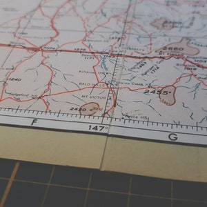 1968 Vintage Isaac Region Map - Etsy