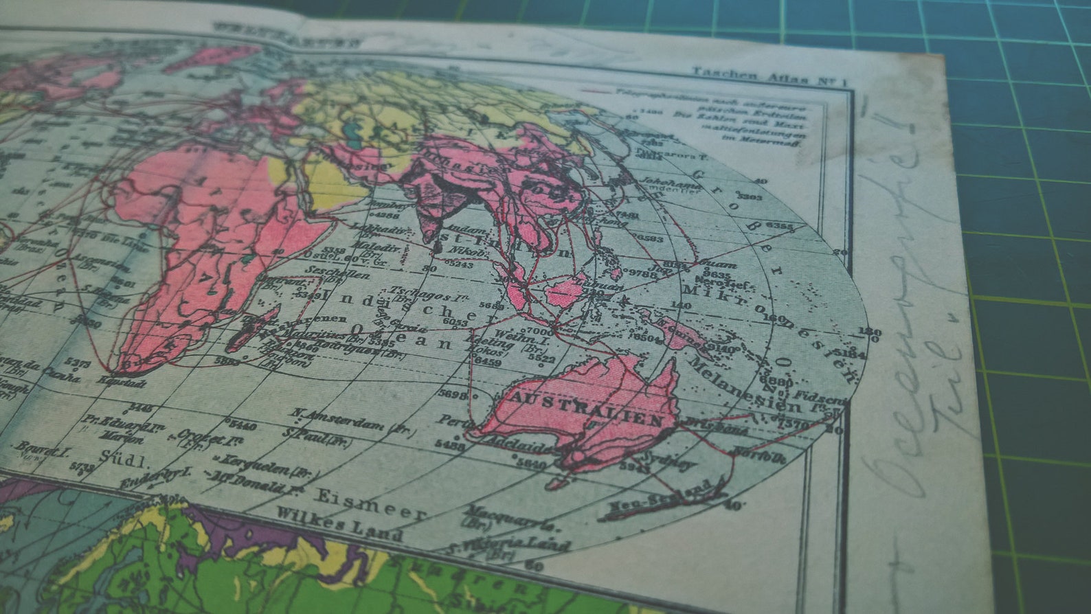 1931 Vintage World Map | Etsy