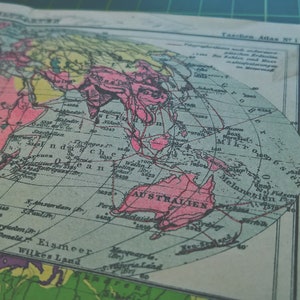 1931 Vintage World Map - Etsy