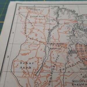 Rare Find* 1904 Vintage Samarkand Map - Etsy