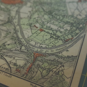 1900 Vintage Saint-germain-en-laye Map - Etsy