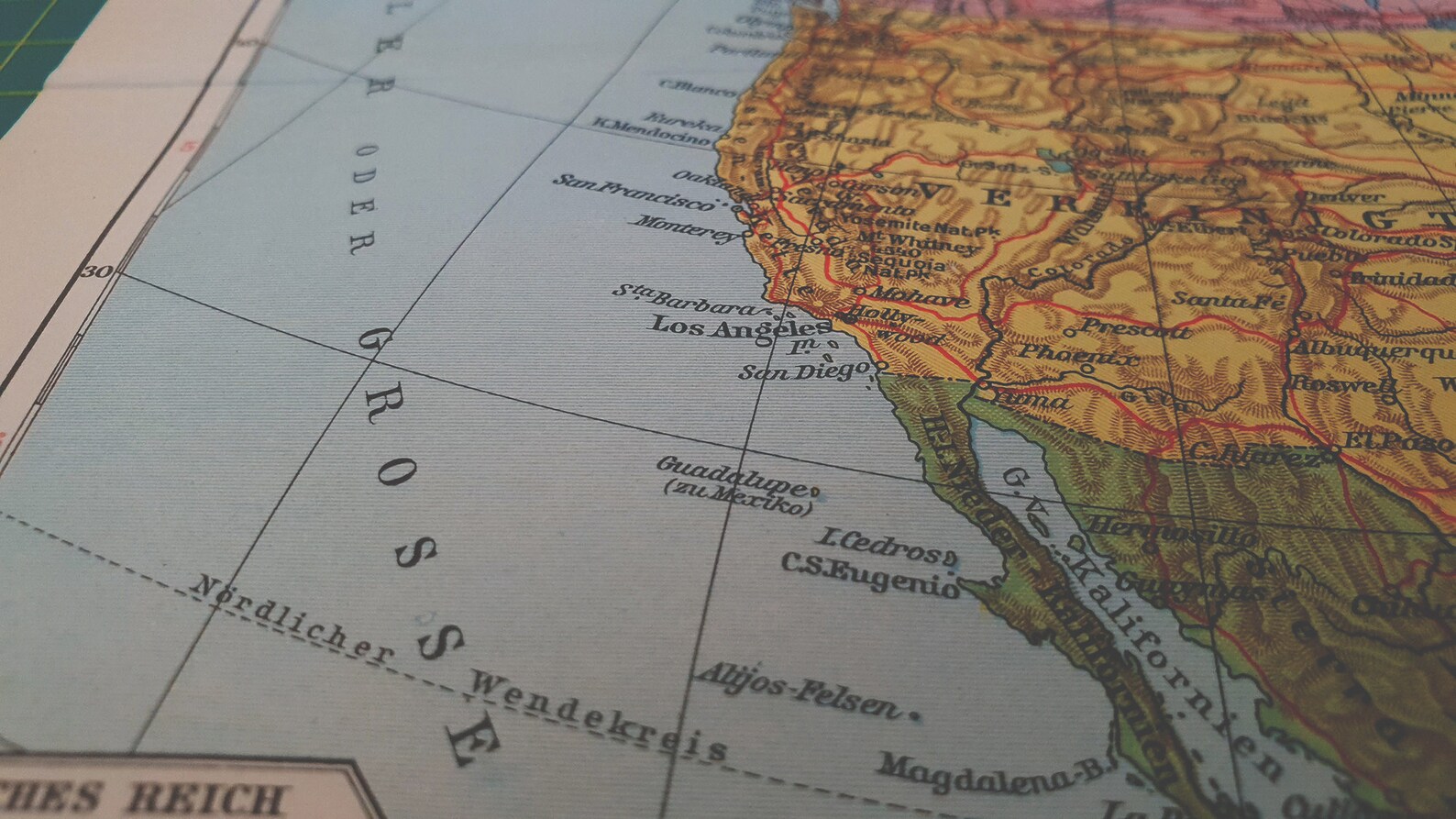 1936 Vintage North America Map - Etsy