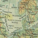 1956 Vintage Map of Europe - Etsy